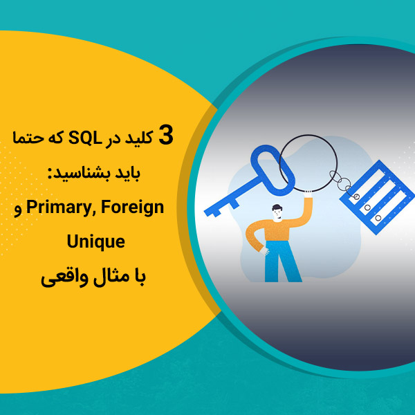 ۳ کلید در SQL که حتما باید بشناسید: Primary, Foreign و Unique با مثال ...